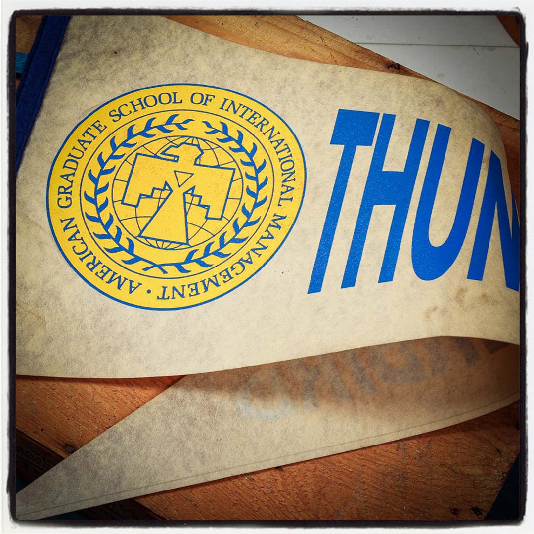 Vintage Felt Souvenir Pennant, American Graduate School of ...