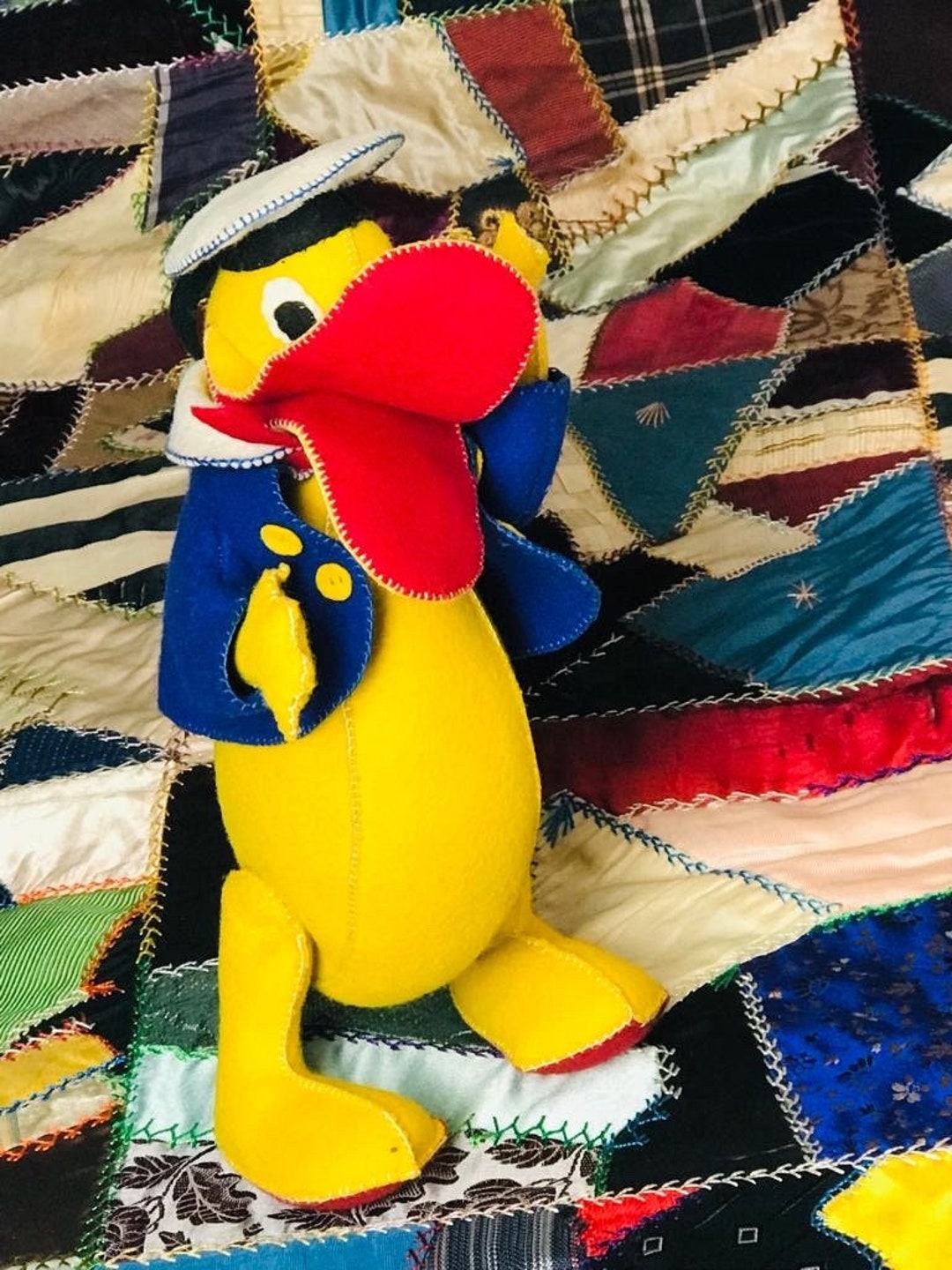 A Very Rare Vintage Toy Donald Duck Doll in Felt. 1940-1950 - Etsy