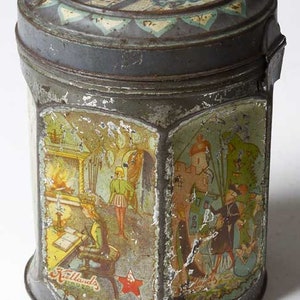 Kielland's Factories, Norwegian Tin, Worn in the Rough Way. Candy Tin ...
