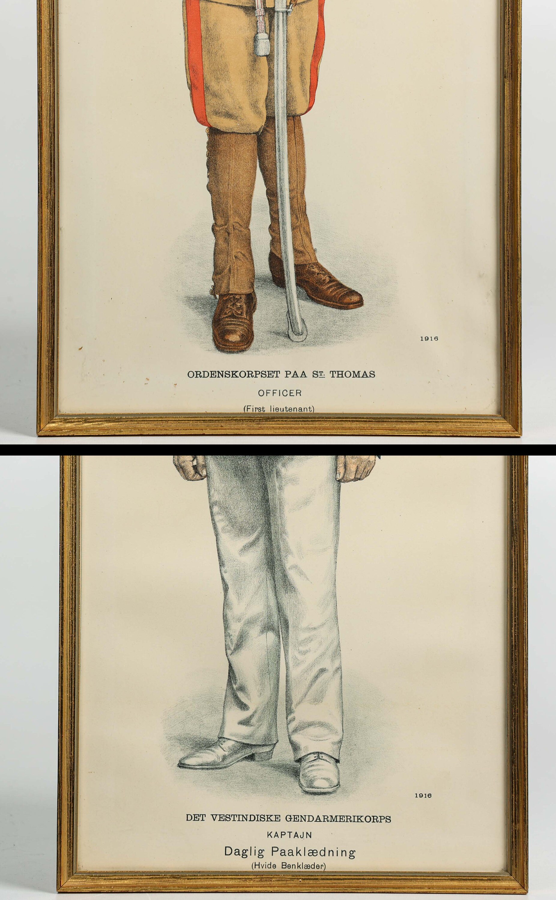Old Danish Uniforms From 1916, Danish West Indies (today US Virgin ...