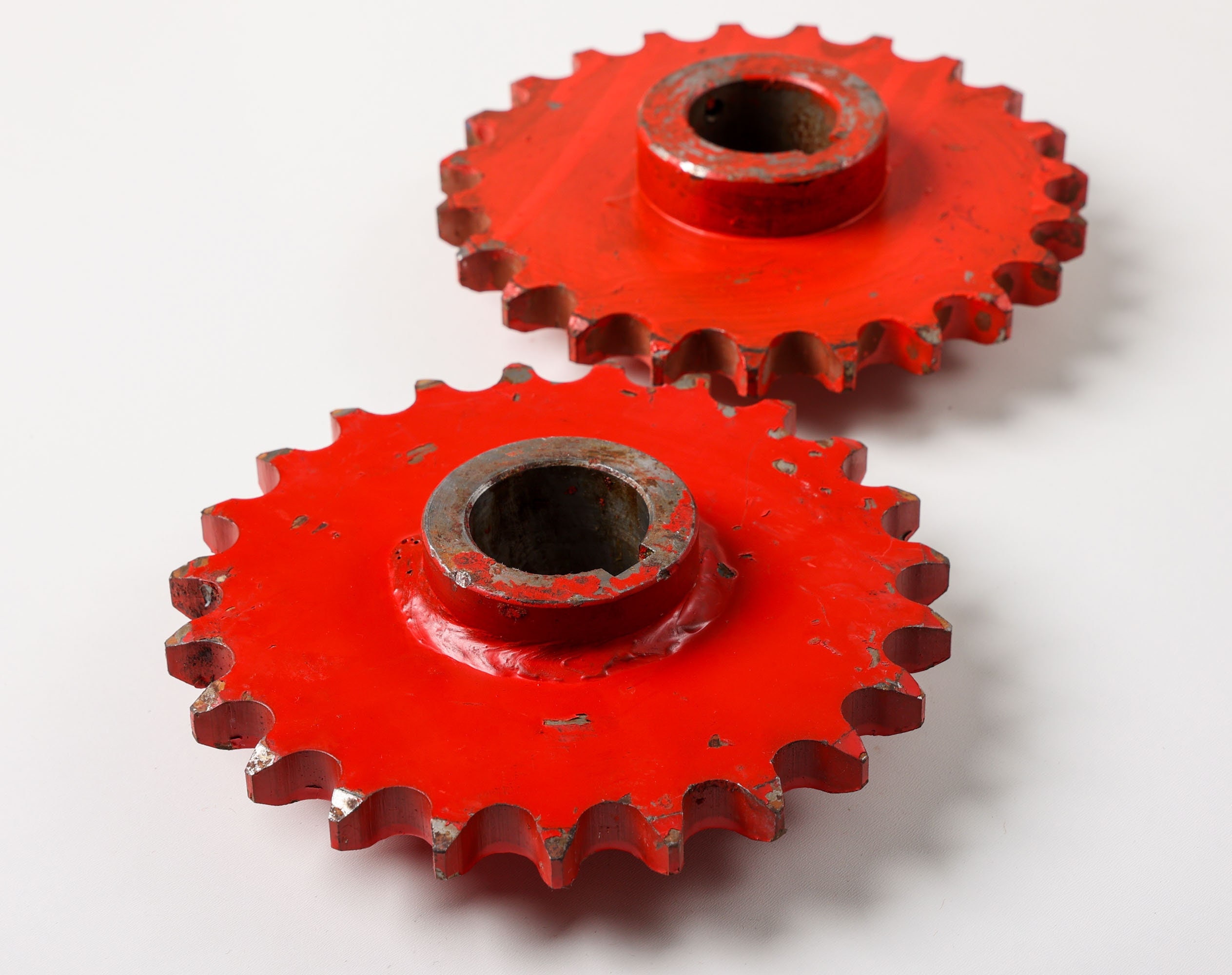 Par (2) of Vintage Big Industrial Salvage Gear Wheel, Reclaimed ...