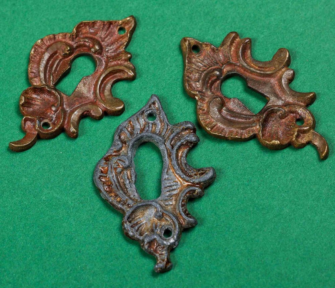 Vintage Reclaimed Antique Keyholes, Salvage From From Old -ruined ...