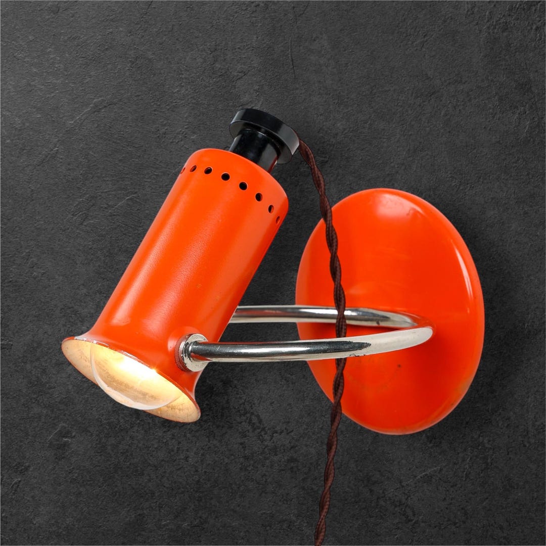 Vintage Wall Lamp luma Sweden, 1950s, Mid-century Scandinavian Design ...