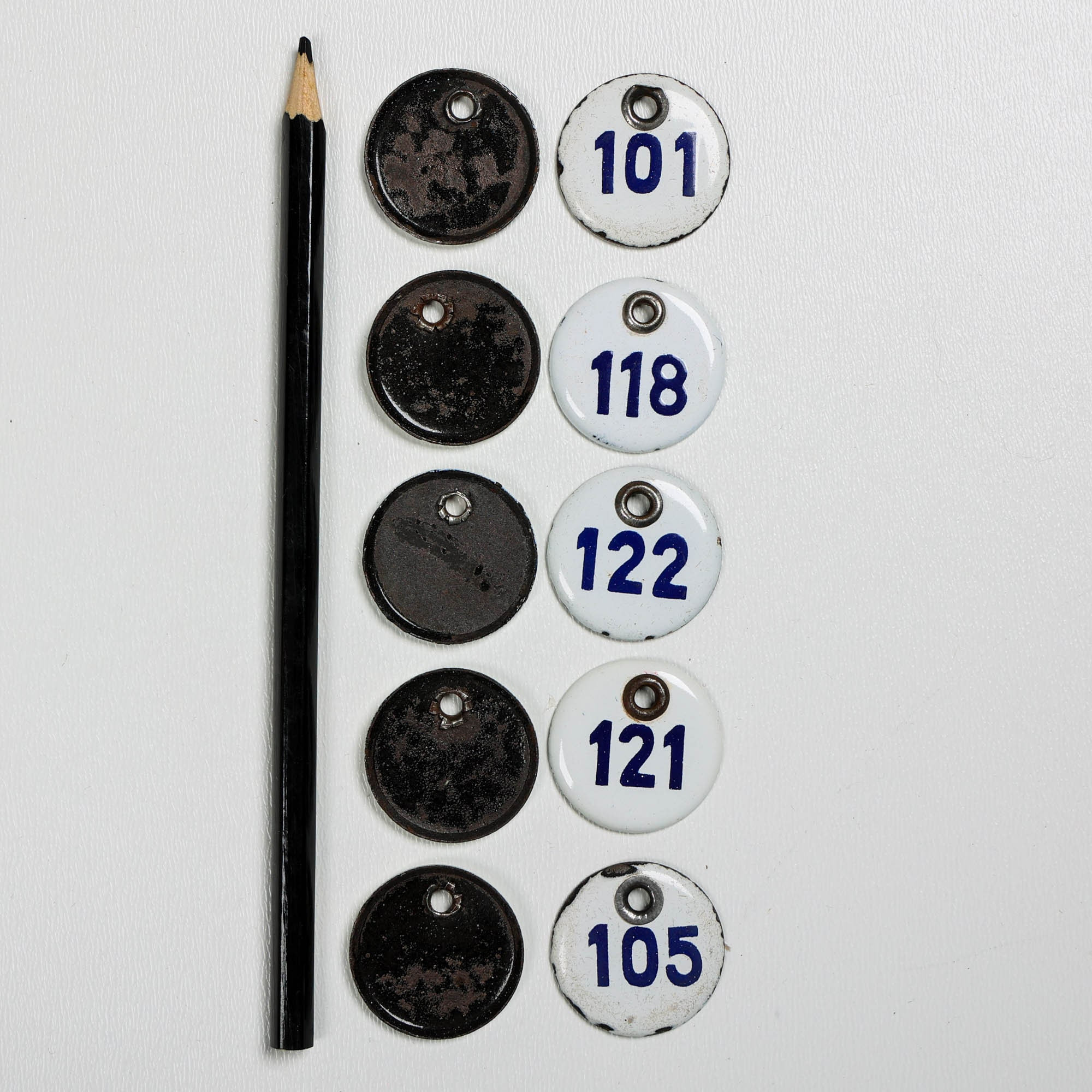 No. 6 to 130... Small Vintage 1950s Enamel Numbers Signs - Etsy