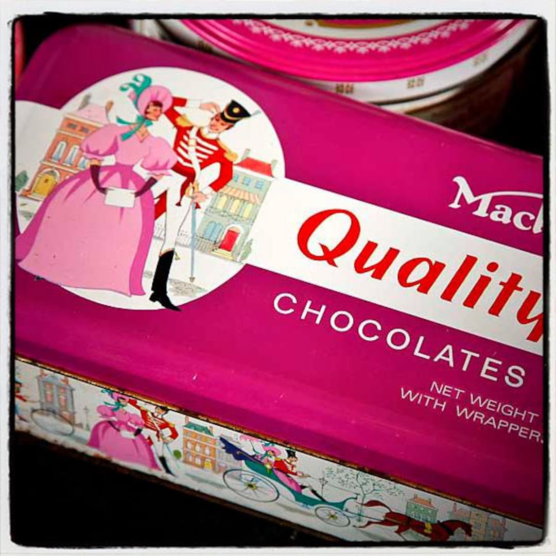 Vintage Quality Street Tin (pre-1970s) Candy Tin, Cottagecore Candy Tin ...