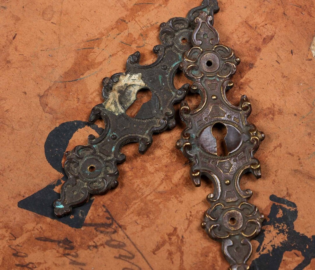Vintage Reclaimed Antique Keyholes, Salvage From From Old -ruined ...