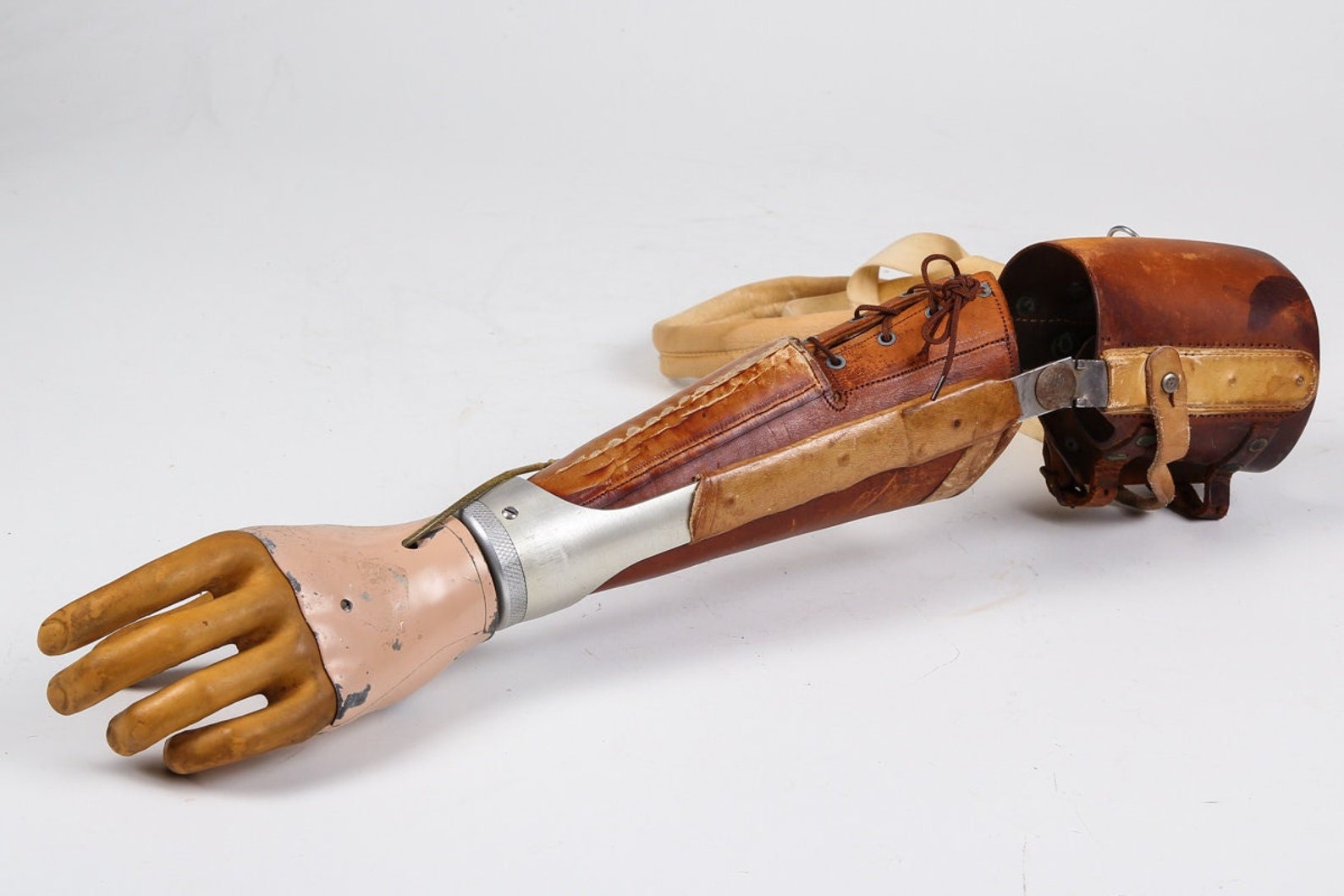 Vintage Prosthetic Arm, Male, Metal Leather, Steampunk - Etsy