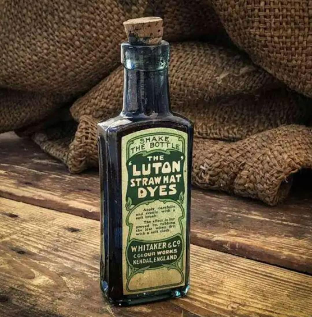 Rare Vintage Luton Straw Hat Dye Bottle – Early 1900s Elegance - Etsy