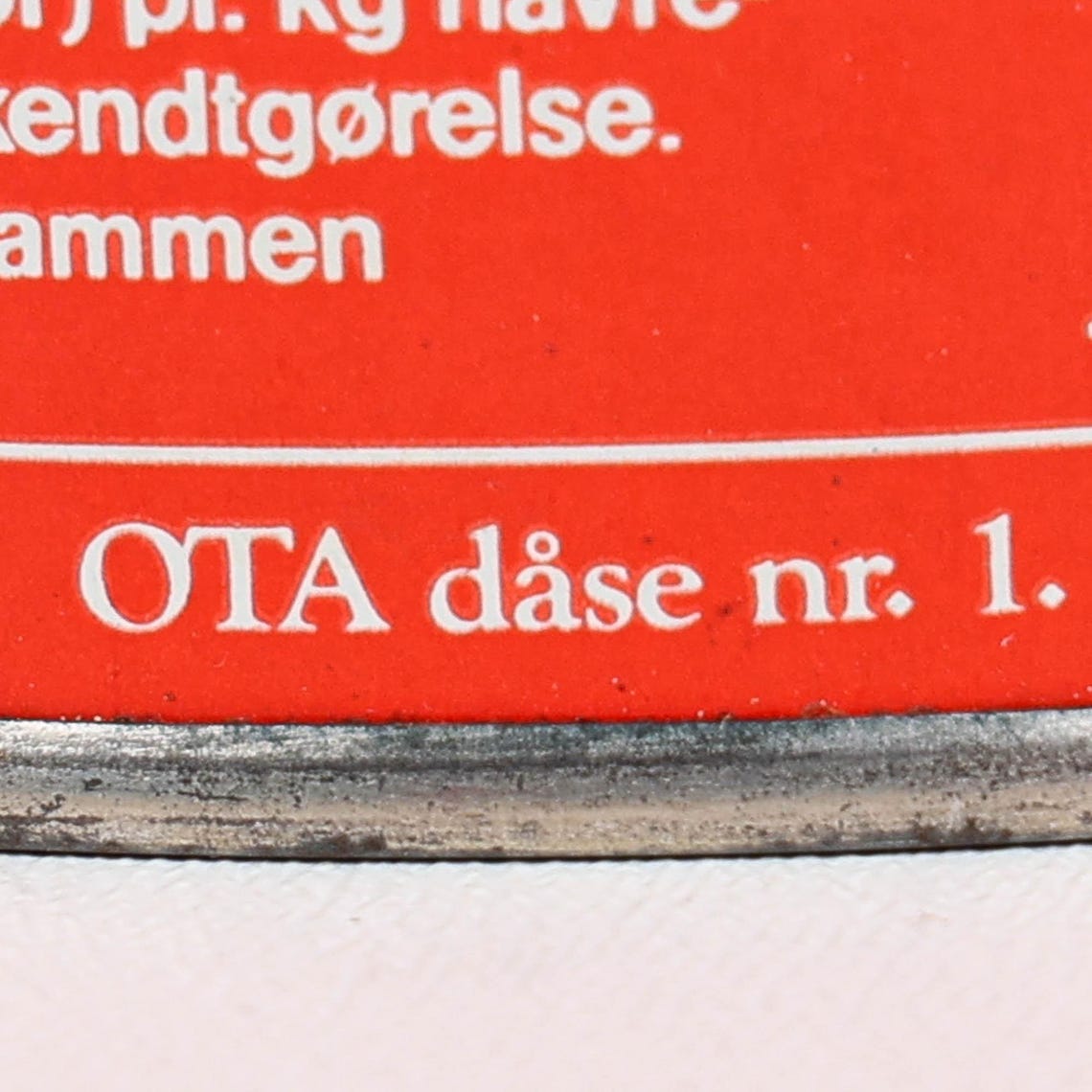 Old Vintage OTA Sol Gryn Can From Denmark "havregryn" Oatmeal, Solgryn ...