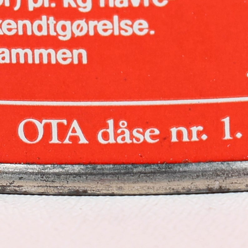 Old Vintage OTA Sol Gryn Can From Denmark "havregryn" Oatmeal, Solgryn ...