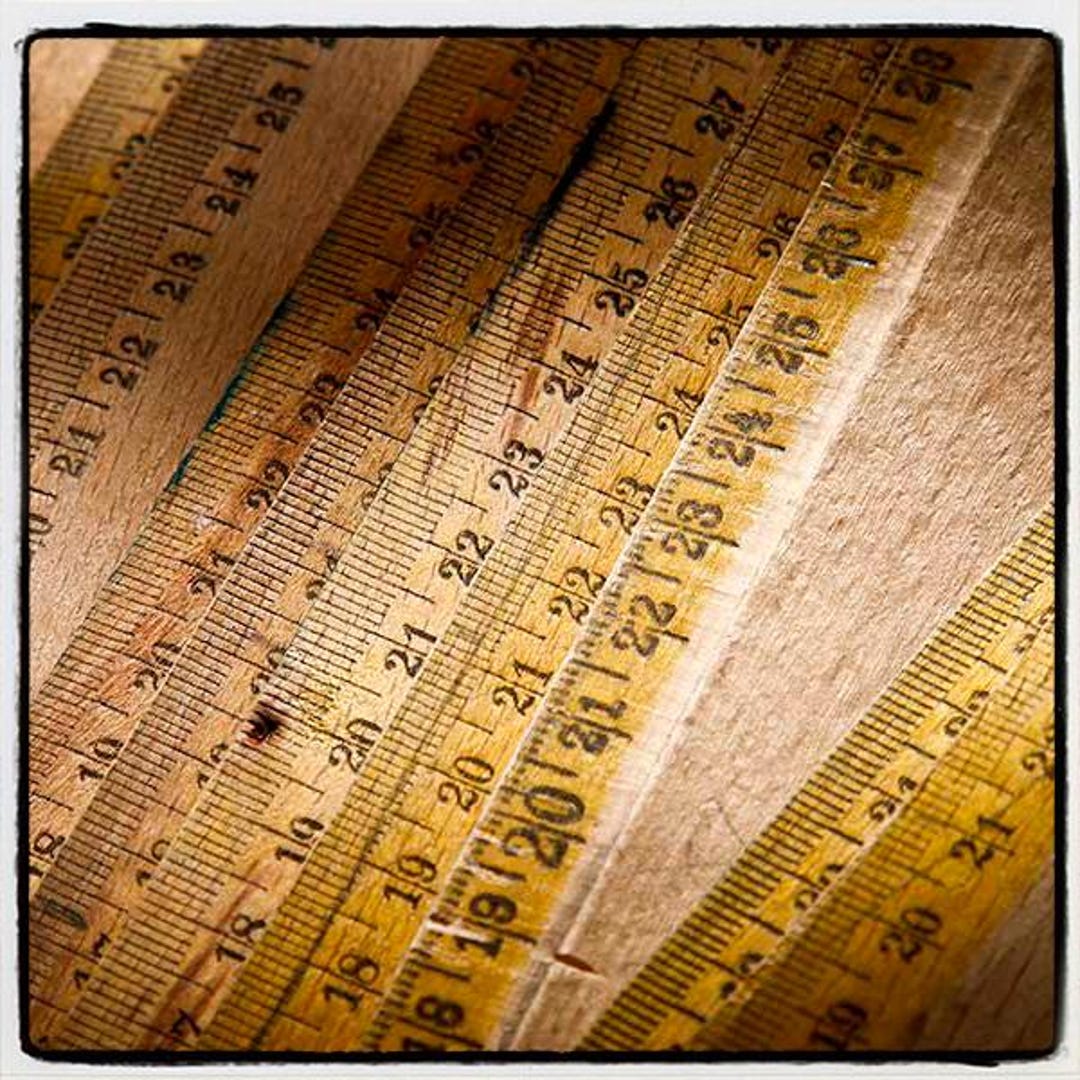 Old Vintage School Wooden Rulers, Marked in Centimeters (cm) - Etsy