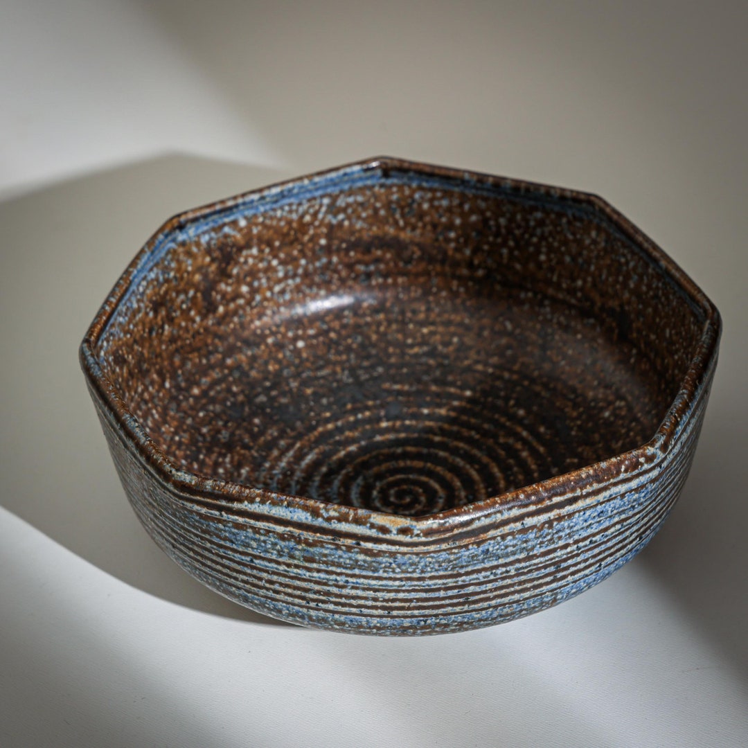 A Vintage Swiss Ceramic / Stoneware Bowl by Jean Claude De Crousaz ...