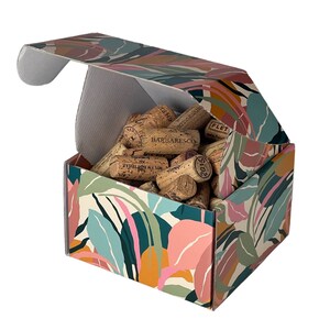Vintage Wine Corks in a Gift Box, Used Natural Cork, Recycled, Mostly ...