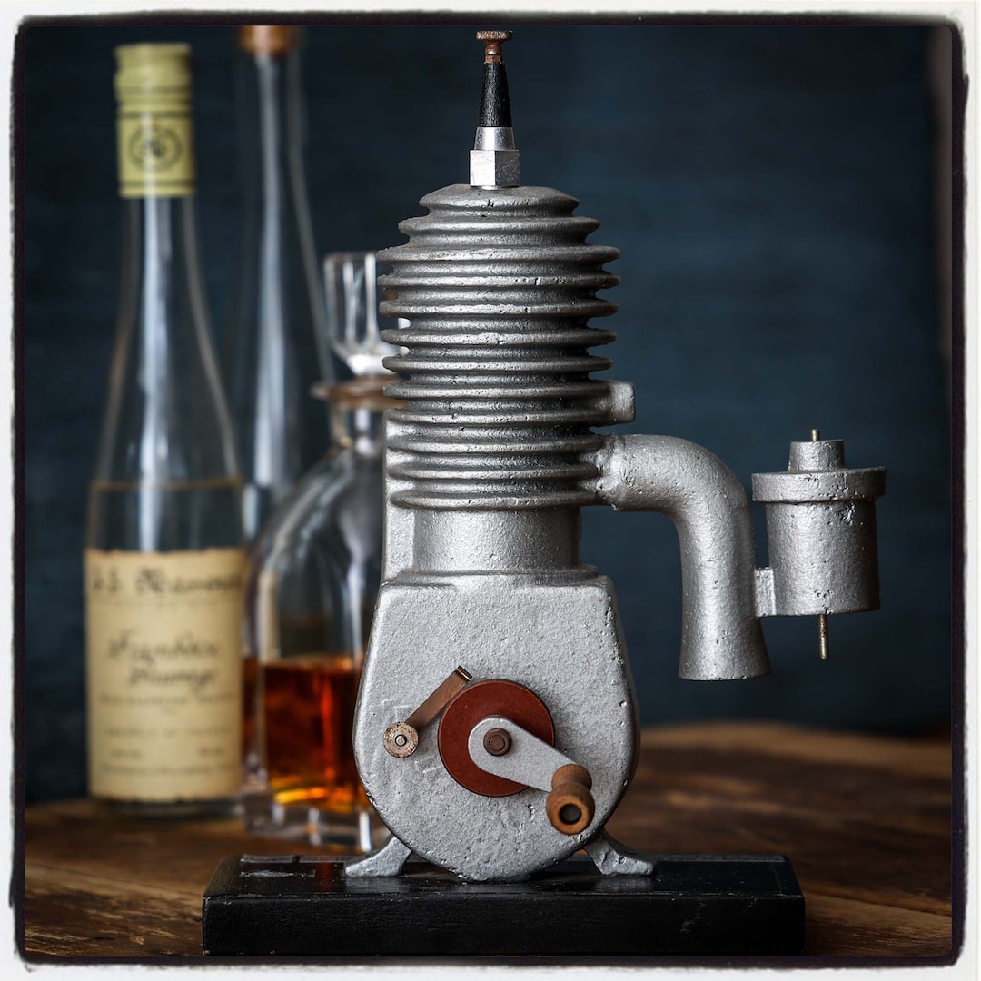 Old Technical School Model of an Engine, Original Vintage 1950s ...