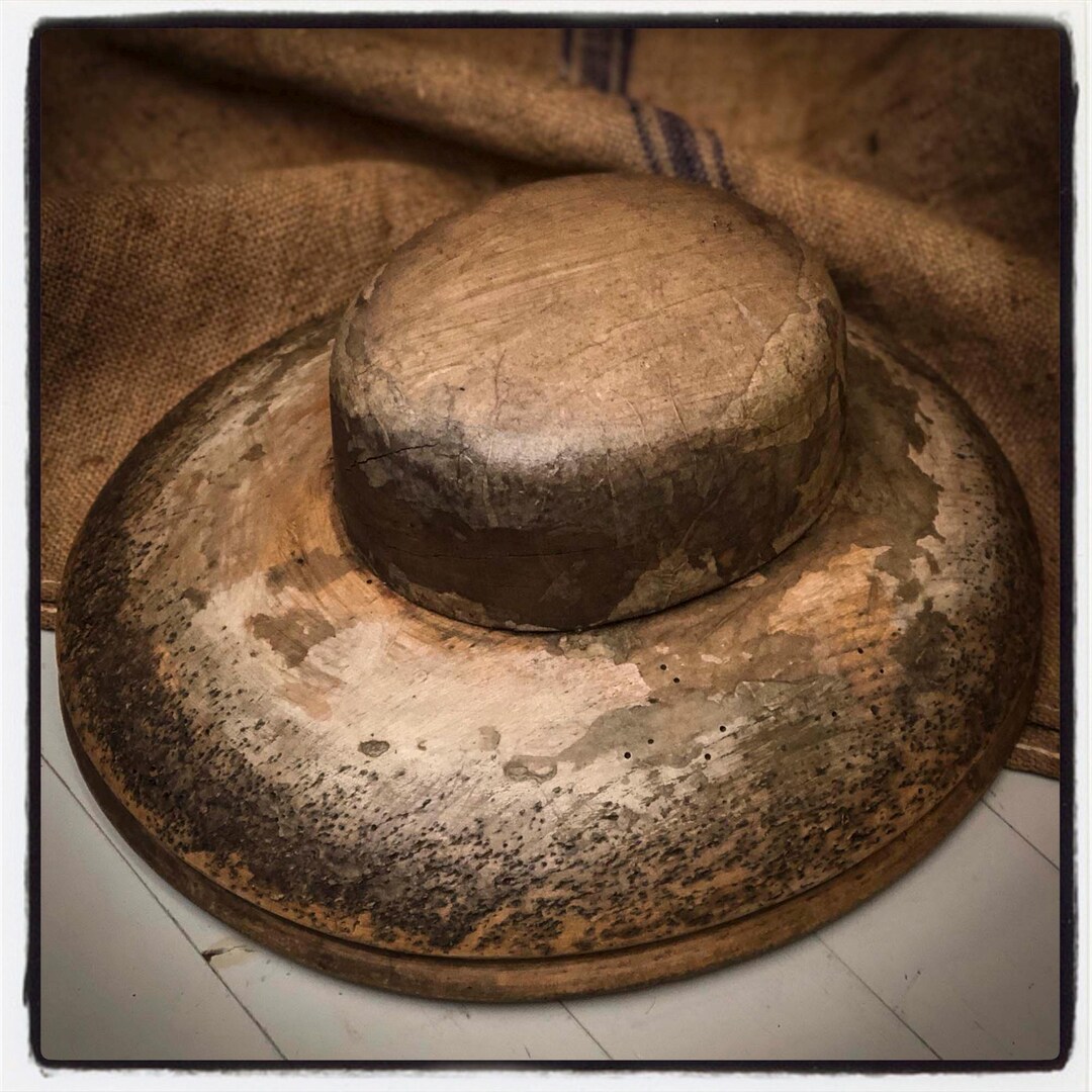 Vintage Milliner’s Wooden Hat Block - Etsy