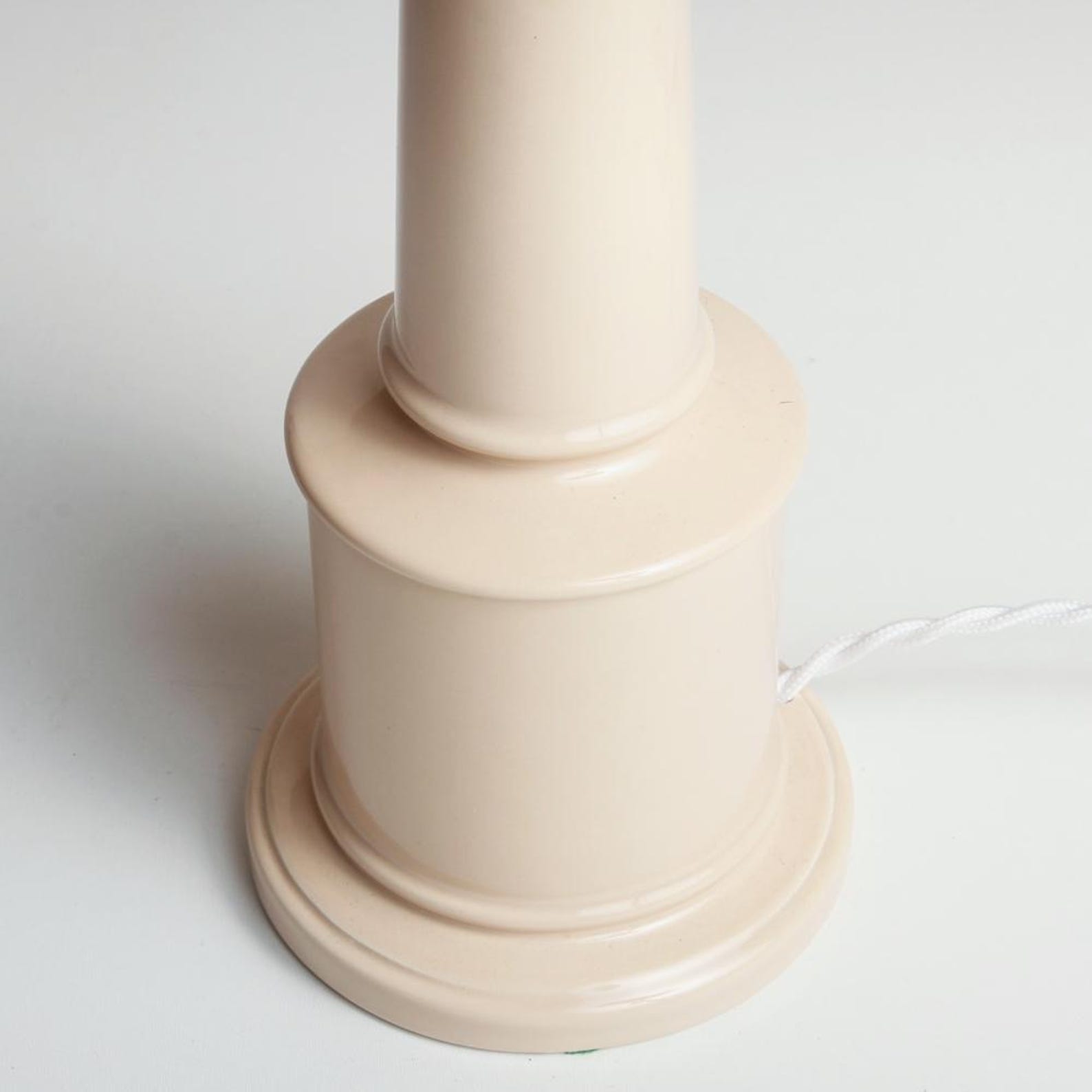 Vintage Danish Ceramic Tabel Lamp in a Very Delicate Pink Soft Color - Etsy