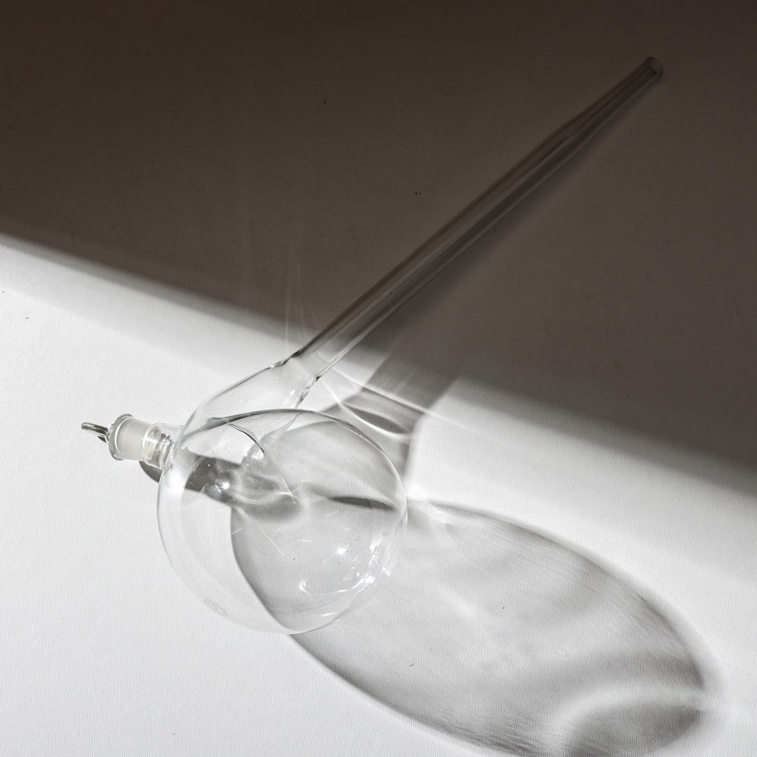 Vintage Laboratory Equipment, Glass Retort, Borosilikatglass, Pyrex - Etsy