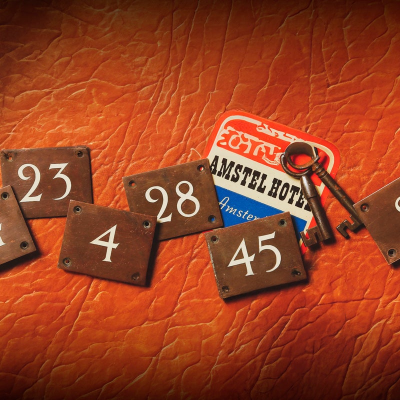 Hotel Room Number Plates - Etsy