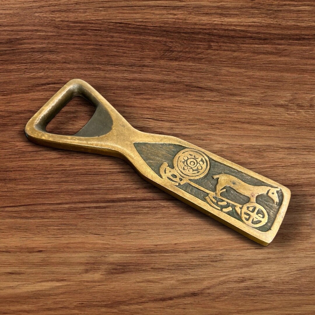 Vintage Beer Opener, Bronze With Motif of the Sun Chariot. the ...