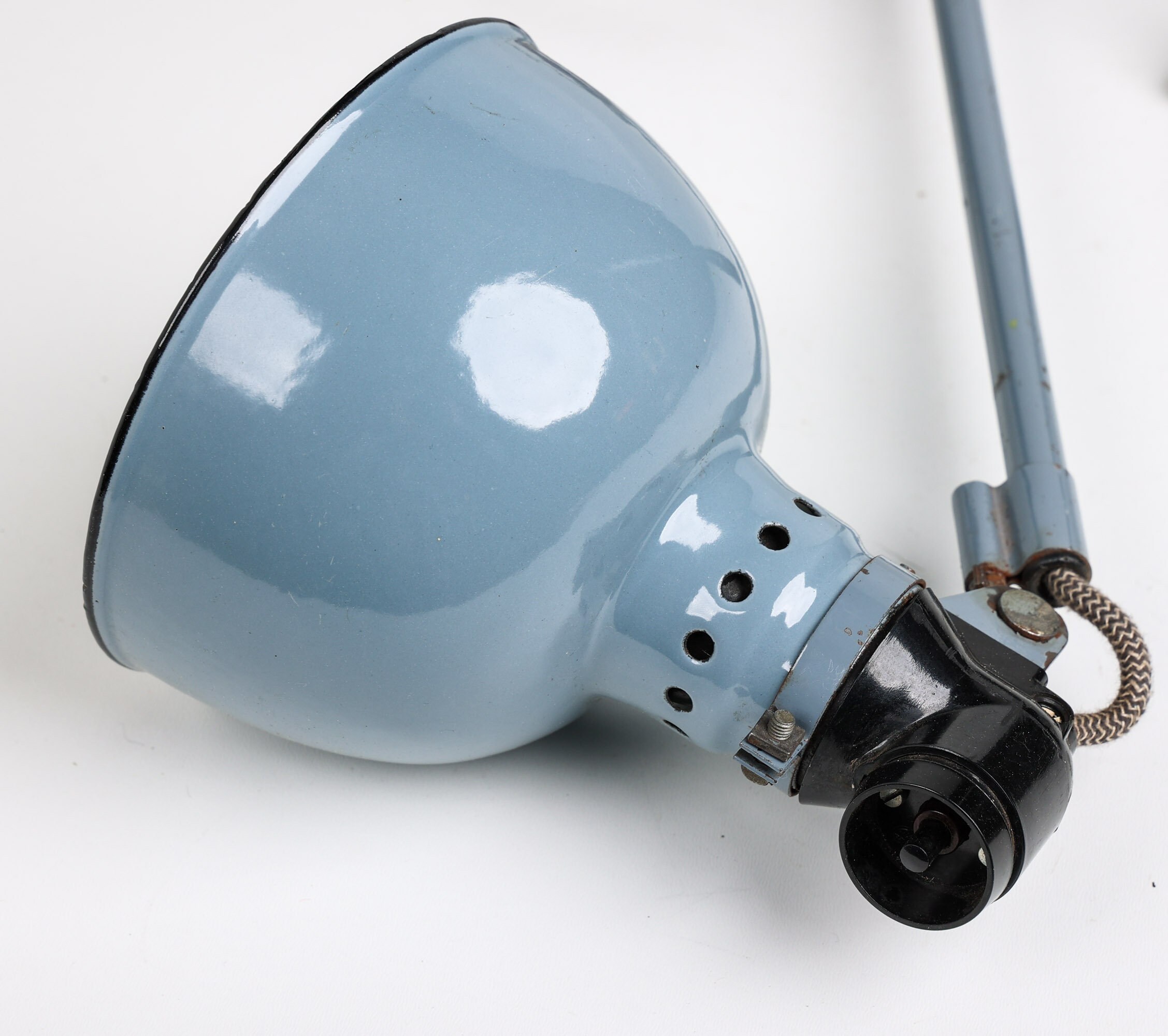 Vintage Ernst Rademacher Germany Architects Desk Lamp 1930’s Enamel ...