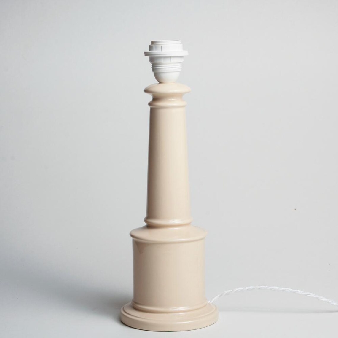 Vintage Danish Ceramic Tabel Lamp in a Very Delicate Pink Soft Color - Etsy