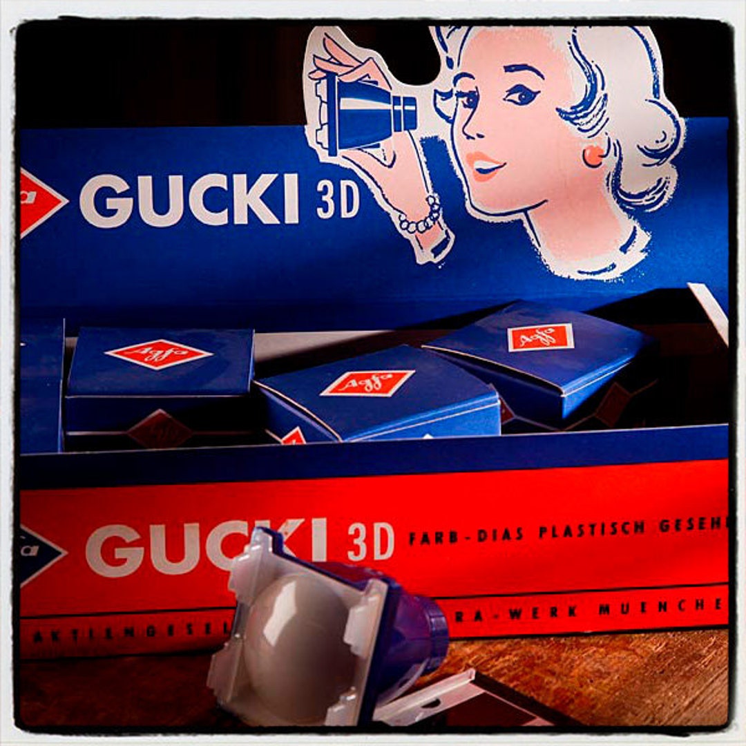 Vintage Agfa Gucki 3D Dia Slide Viewer / Betrachter, New Old Stock. - Etsy