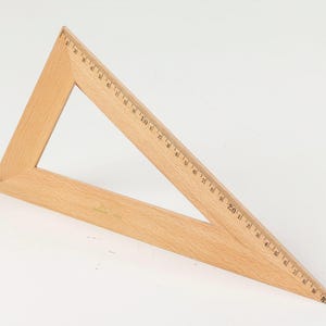 Vintage Bühner Wood Triangular Rulers, Germany - Etsy