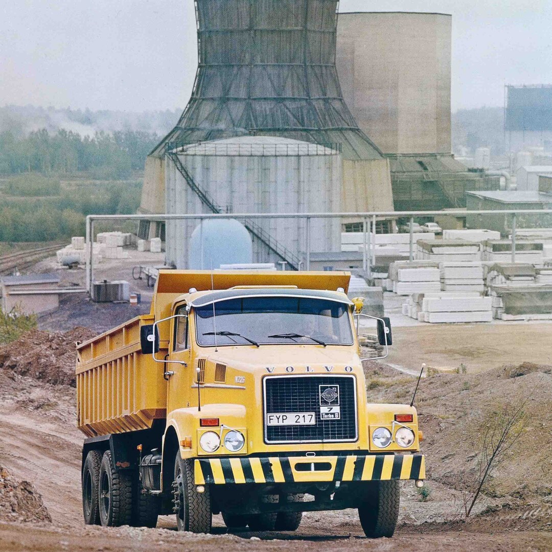 Vintage Volvo N7 Truck Advertising Poster, From the Late 1970s Early ...