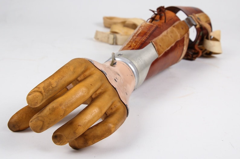 Vintage Prosthetic Arm, Male, Metal Leather, Steampunk - Etsy