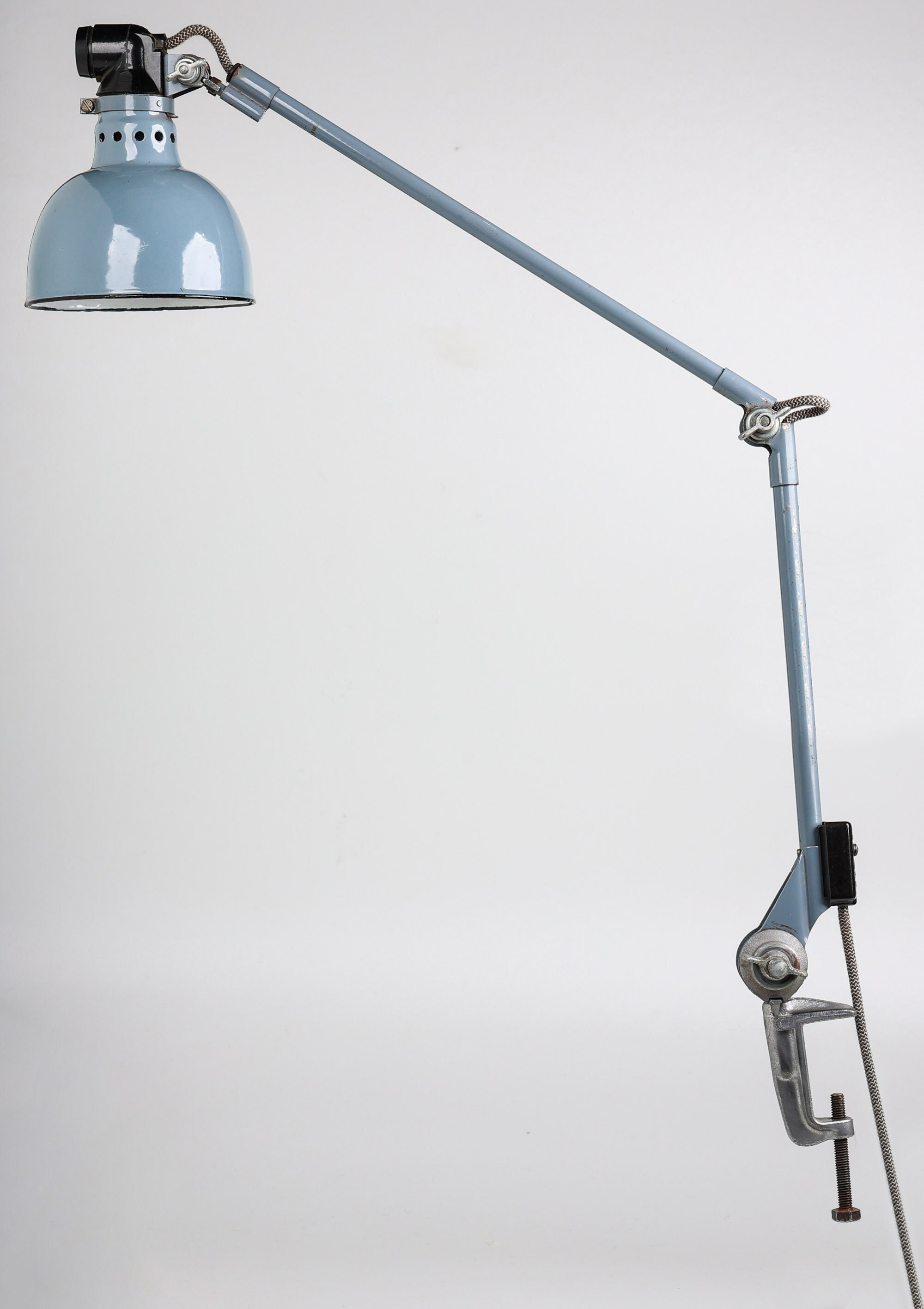 Vintage Ernst Rademacher Germany Architects Desk Lamp 1930’s Enamel ...