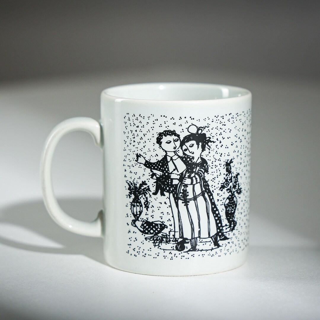 Vintage Bjørn Wiinblad November Mug - Danish - Collectible Ceramic - Etsy