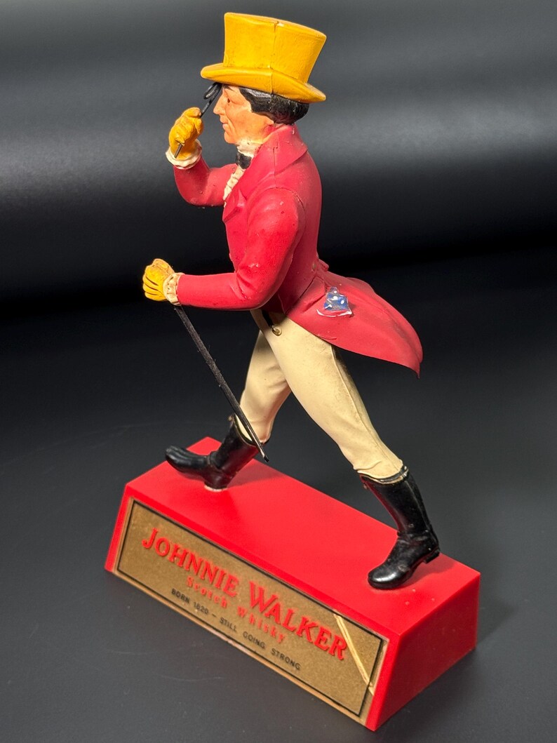 Vintage Johnnie Walker-reclamefiguur – Made in England - Etsy België