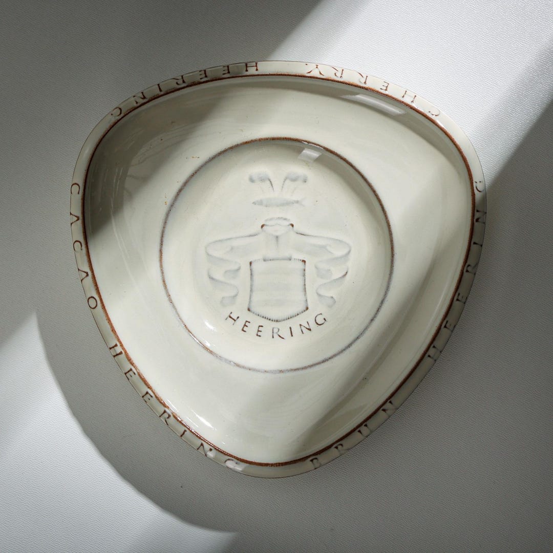 Mid-century Danish Plate by Jens Harald Quistgaard for Heering ...