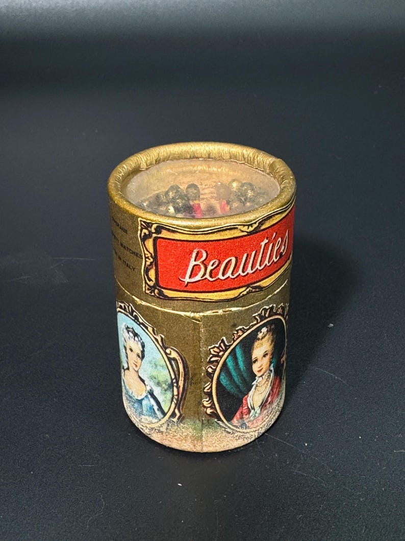 Vintage Italian Matchbox Container – Xviiith Century Design - Etsy