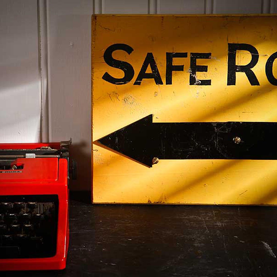 Vintage WWII "safe Route" Wooden Sign - Etsy