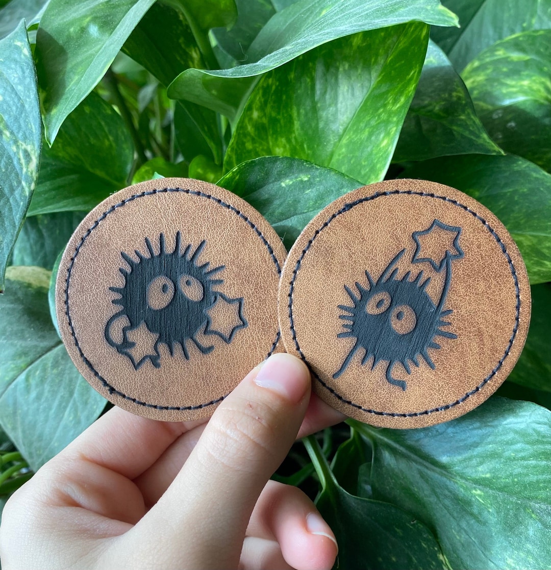 Engraved Leather Patch for Hats, Bags, Backpacks, Iron on Patch, Custom ...