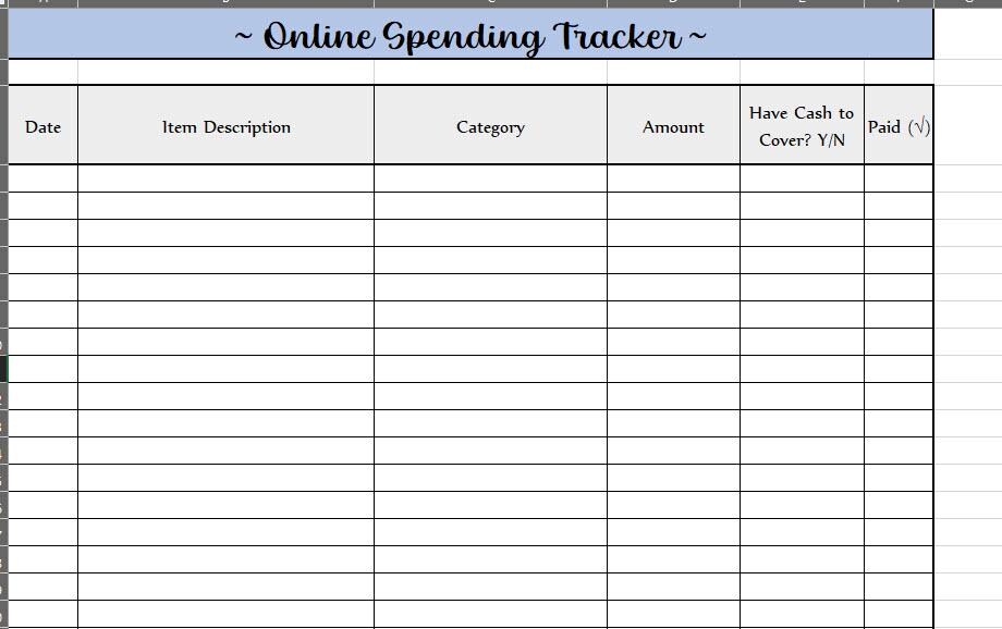 Electronic Budgeting Workbook excel - Etsy