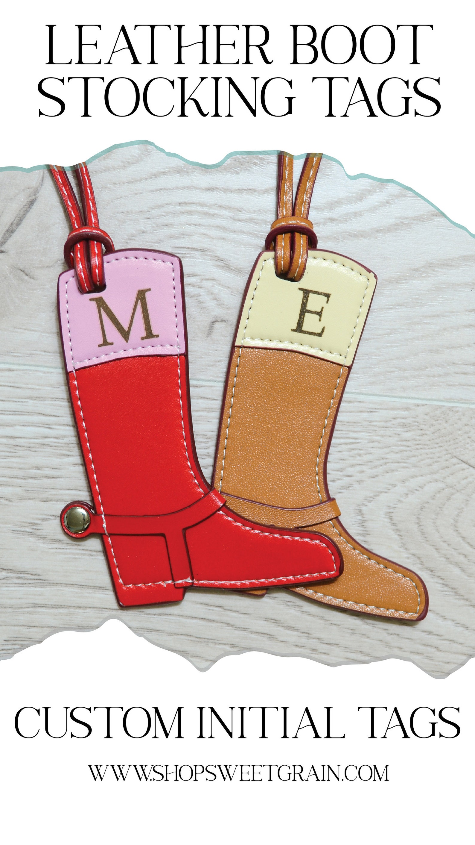 Equestrian Boot Stocking Tag Horse Rider Bag Tag Vegan Leather - Etsy