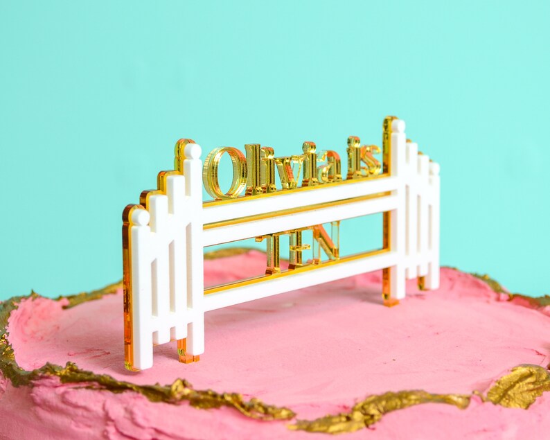 Equestrian Birthday Cake Topper Horse Jump Hunter Jumper Birthday Party ...