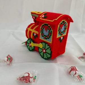 Handmade Plastic Canvas Christmas Train: Holiday Decor - Etsy