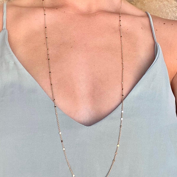 Long Necklace - Etsy