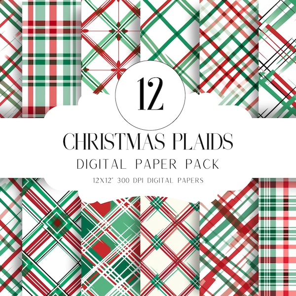 Christmas Plaid - Etsy