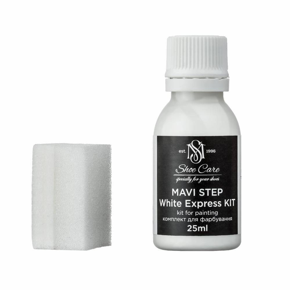 Shoe Dye Kit Tinting, Color Restoration White Leather, Textile MAVI STEP White Express Kit - Etsy
