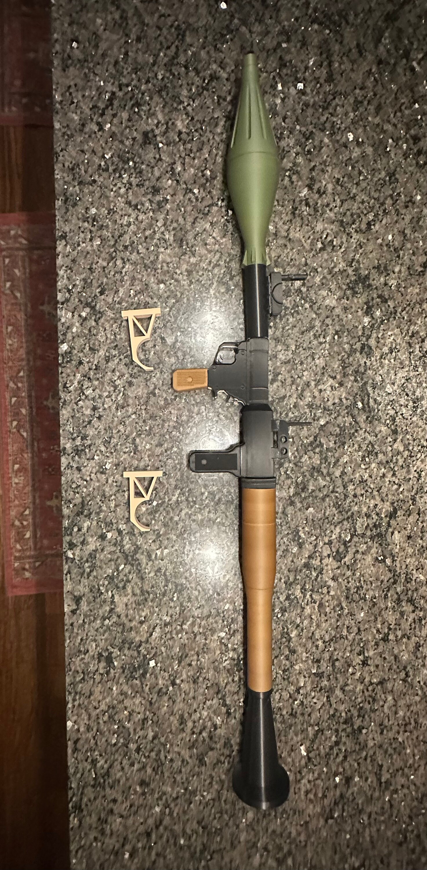Replica RPG-7 Rocket Launcher With Wall Mounts - Etsy Australia