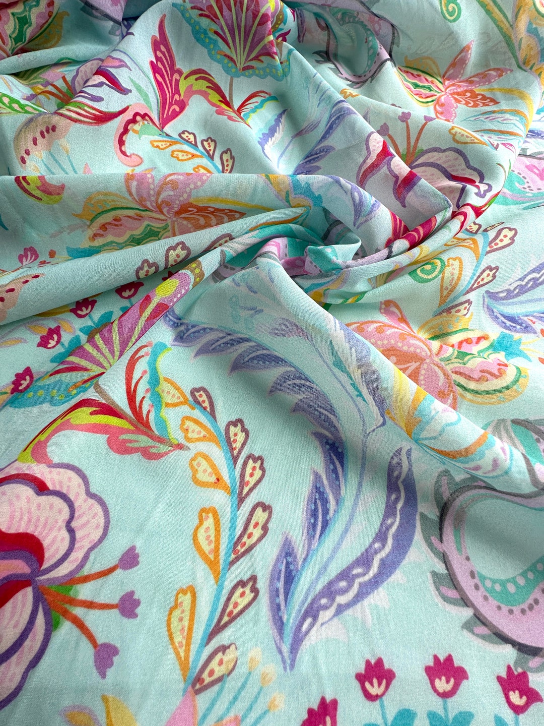 High-quality Italian 100% Batiste Cotton Fabric, Finest Quality, on a ...