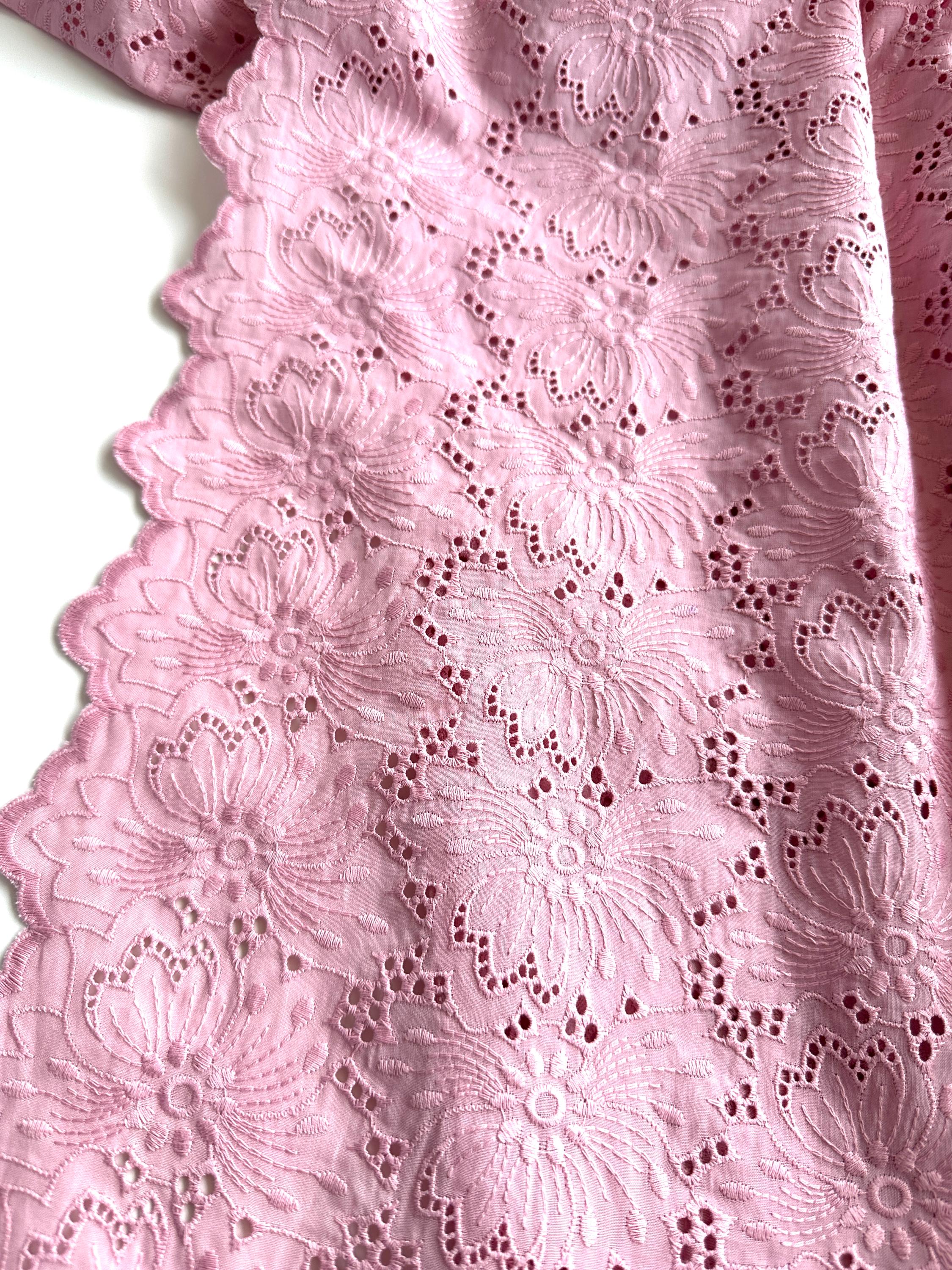 Italian Cotton Batiste, Quality Fabric, Sangalo Eyelet Fabric ...