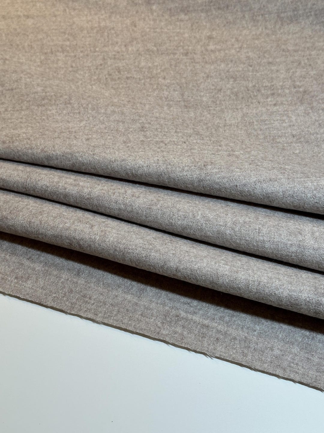 High Quality Italian Cashmere Wool Fabric, Etro Fabric, Light Grey ...