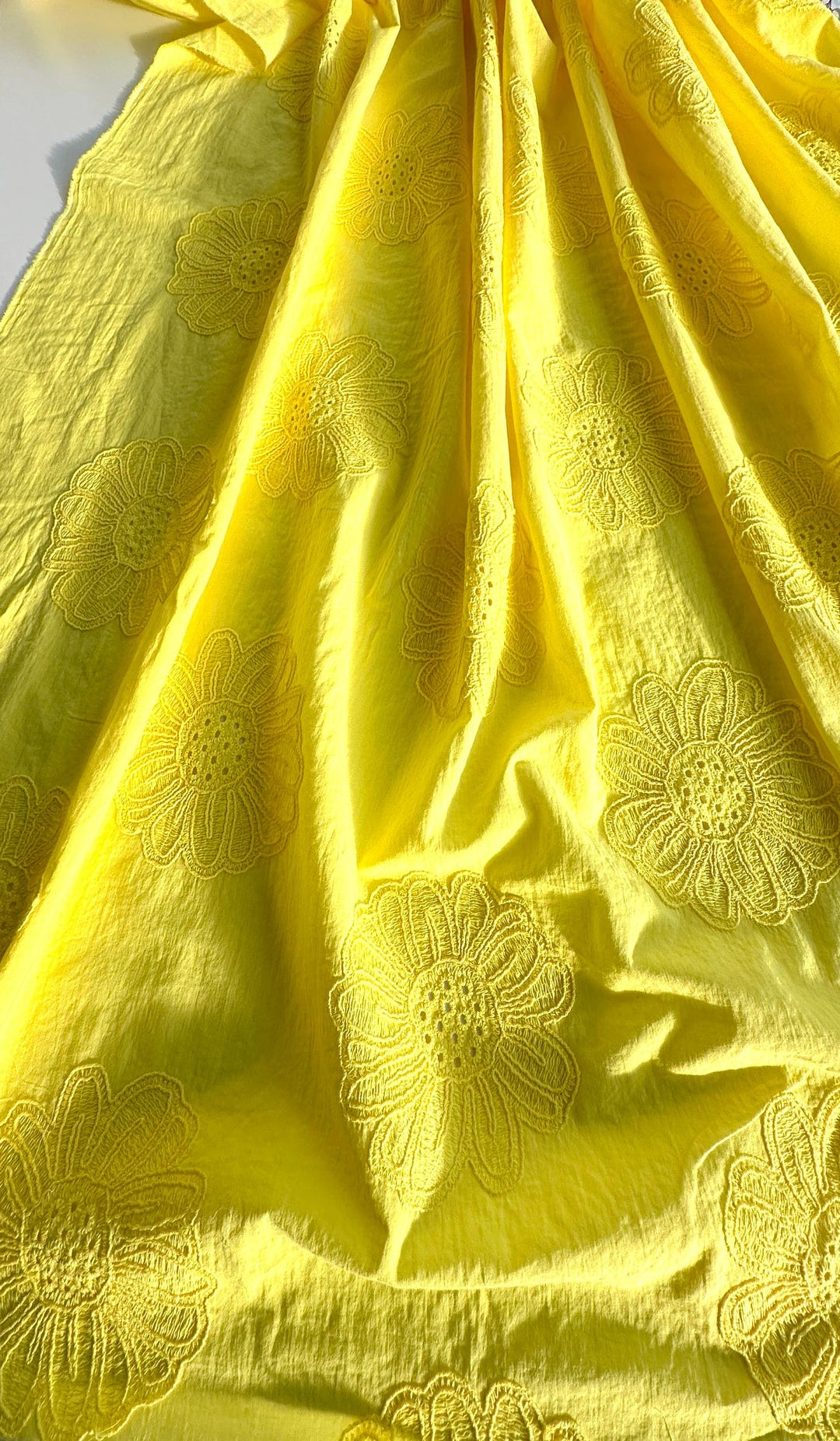 Italian Batiste Fabric, Sangallo Fabric, Embroidery Fabric, Designer ...