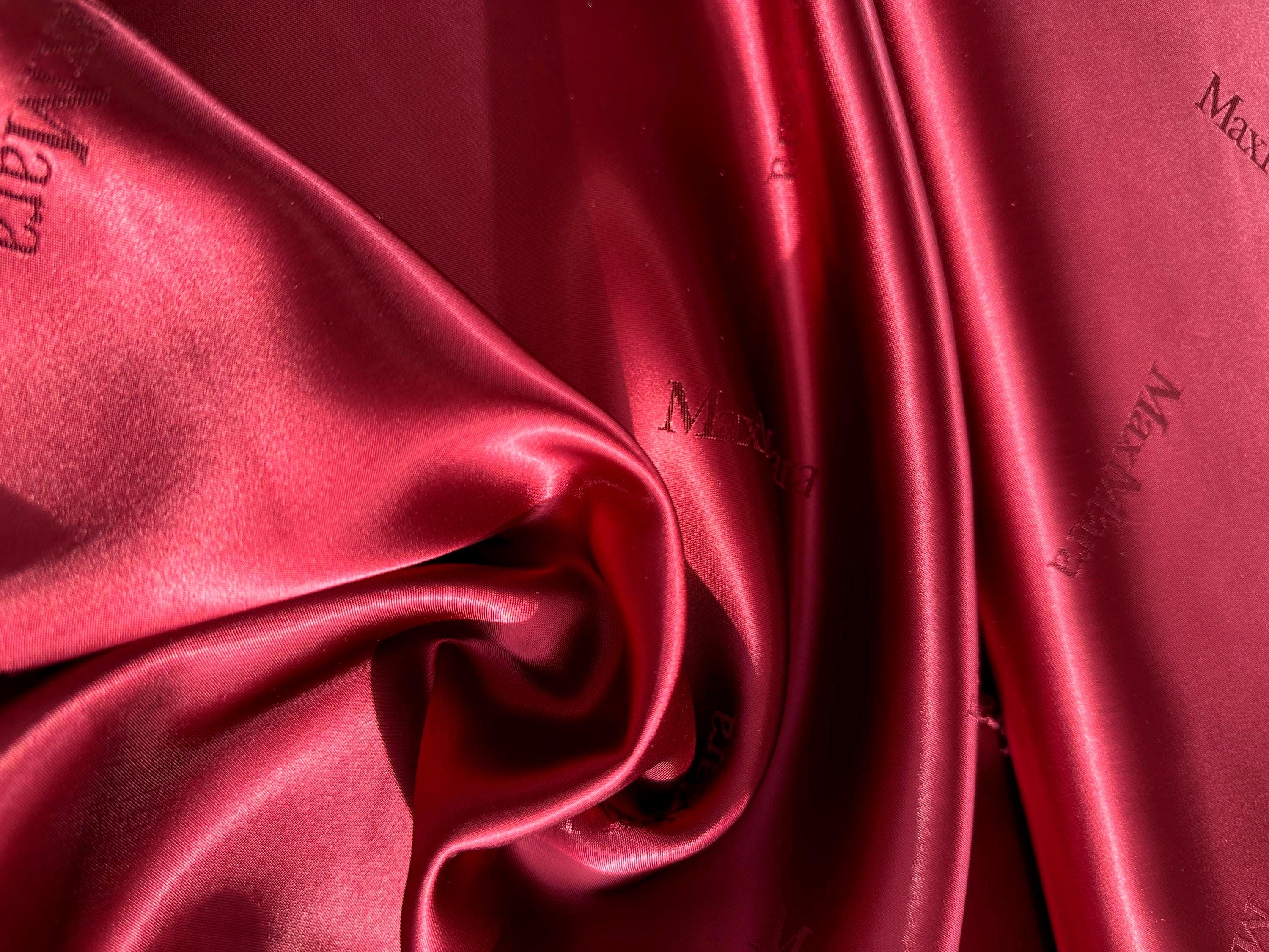 Italian Designer Lining Satin, 100% Viscose Satin Lining Fabric ...