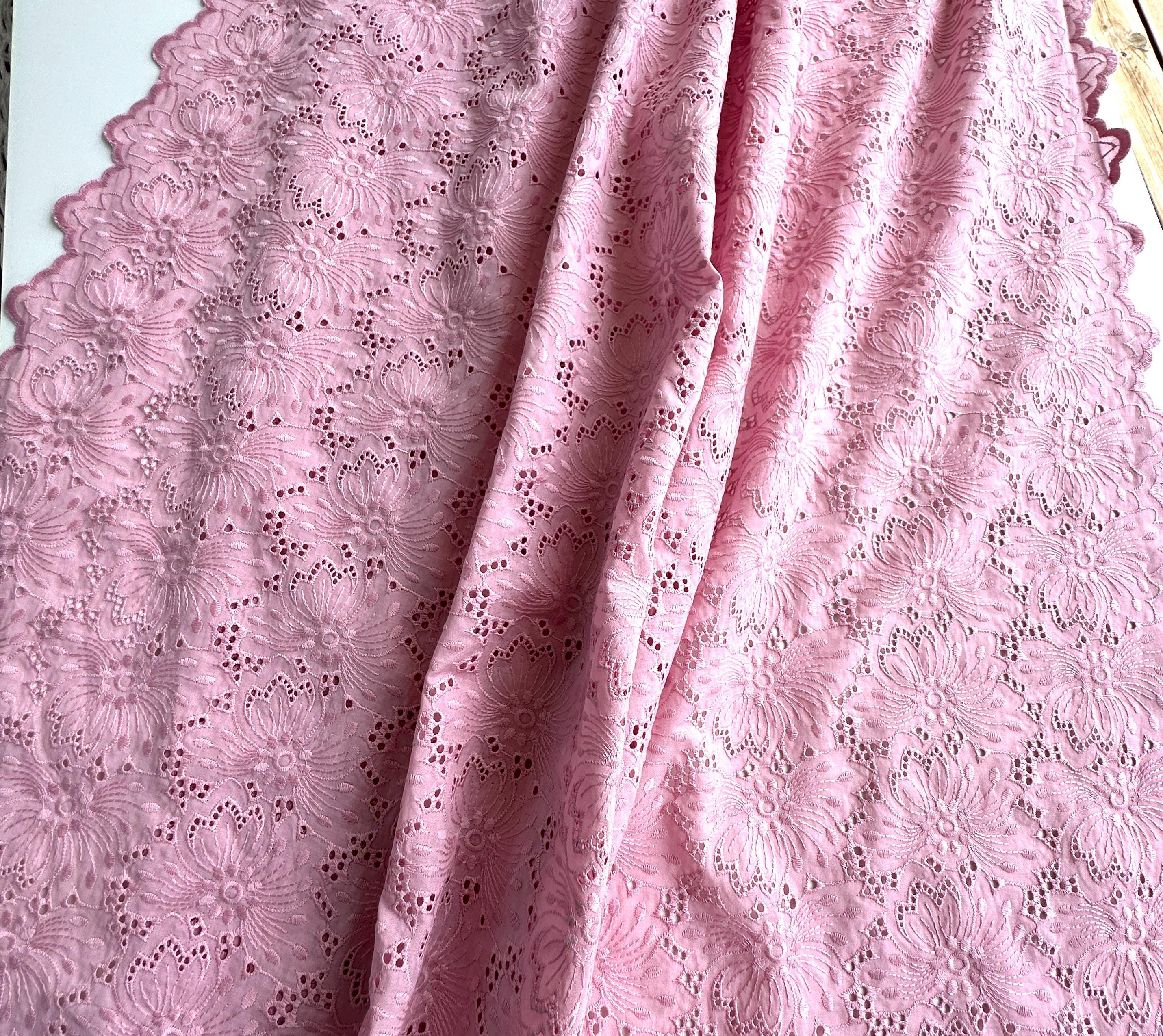 Italian Cotton Batiste, Quality Fabric, Sangalo Eyelet Fabric ...